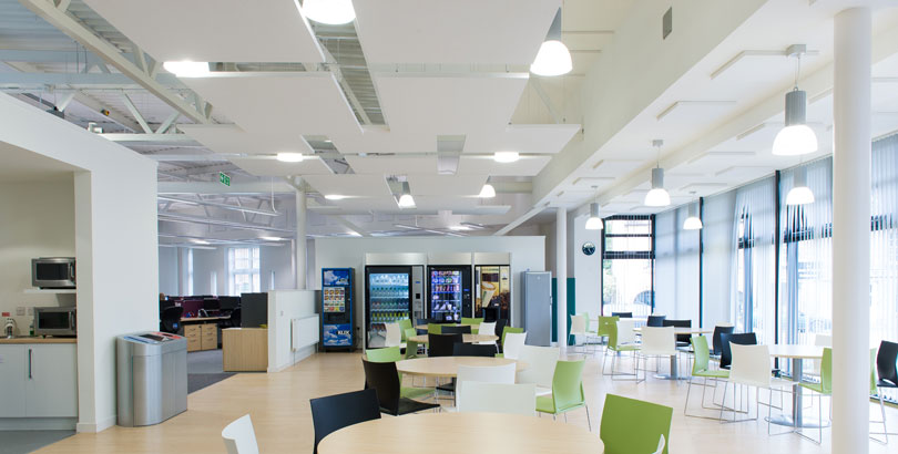 Sistemas acústicos Rockfon - Escayolas Bedmar